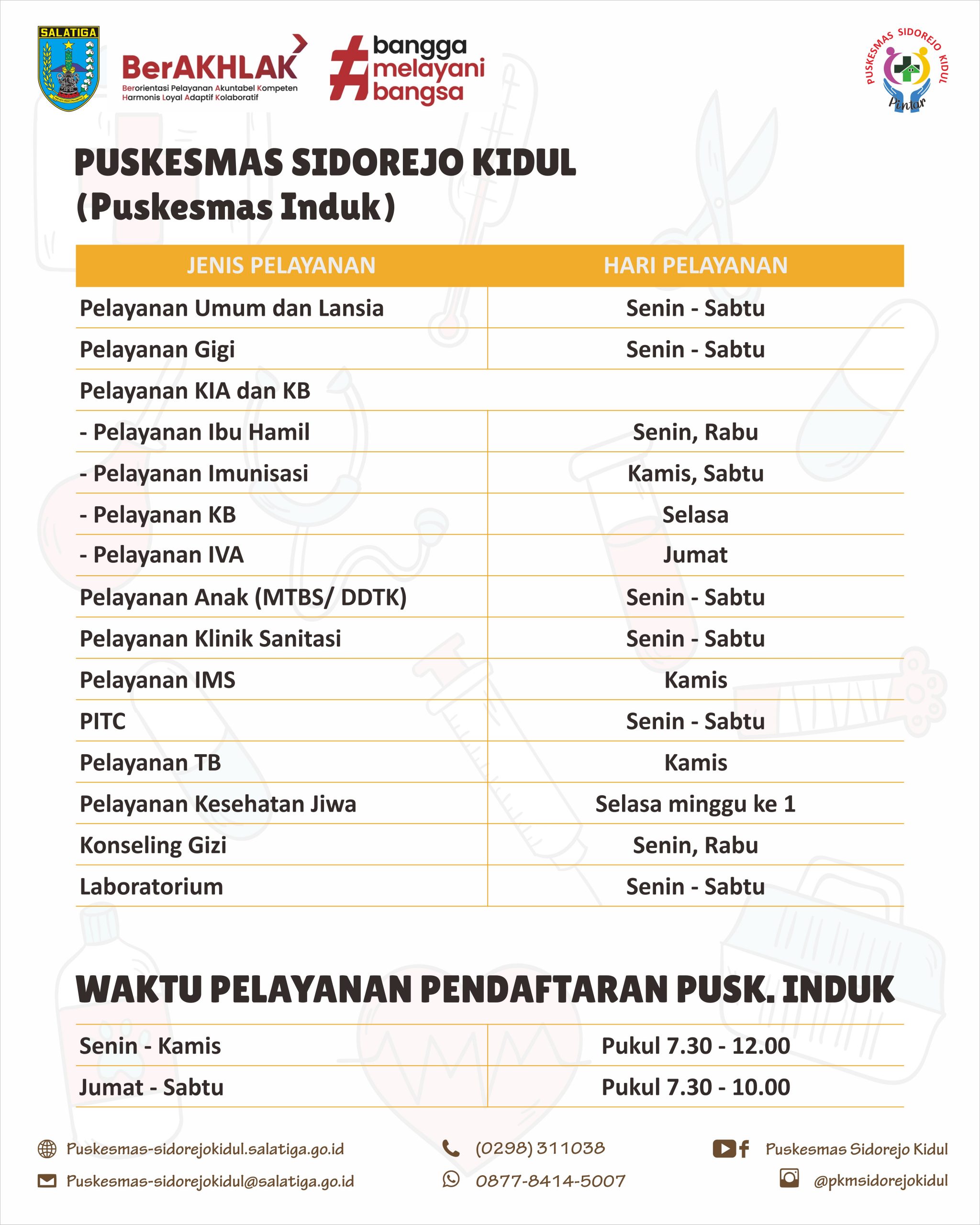 Jadwal Pelayanan